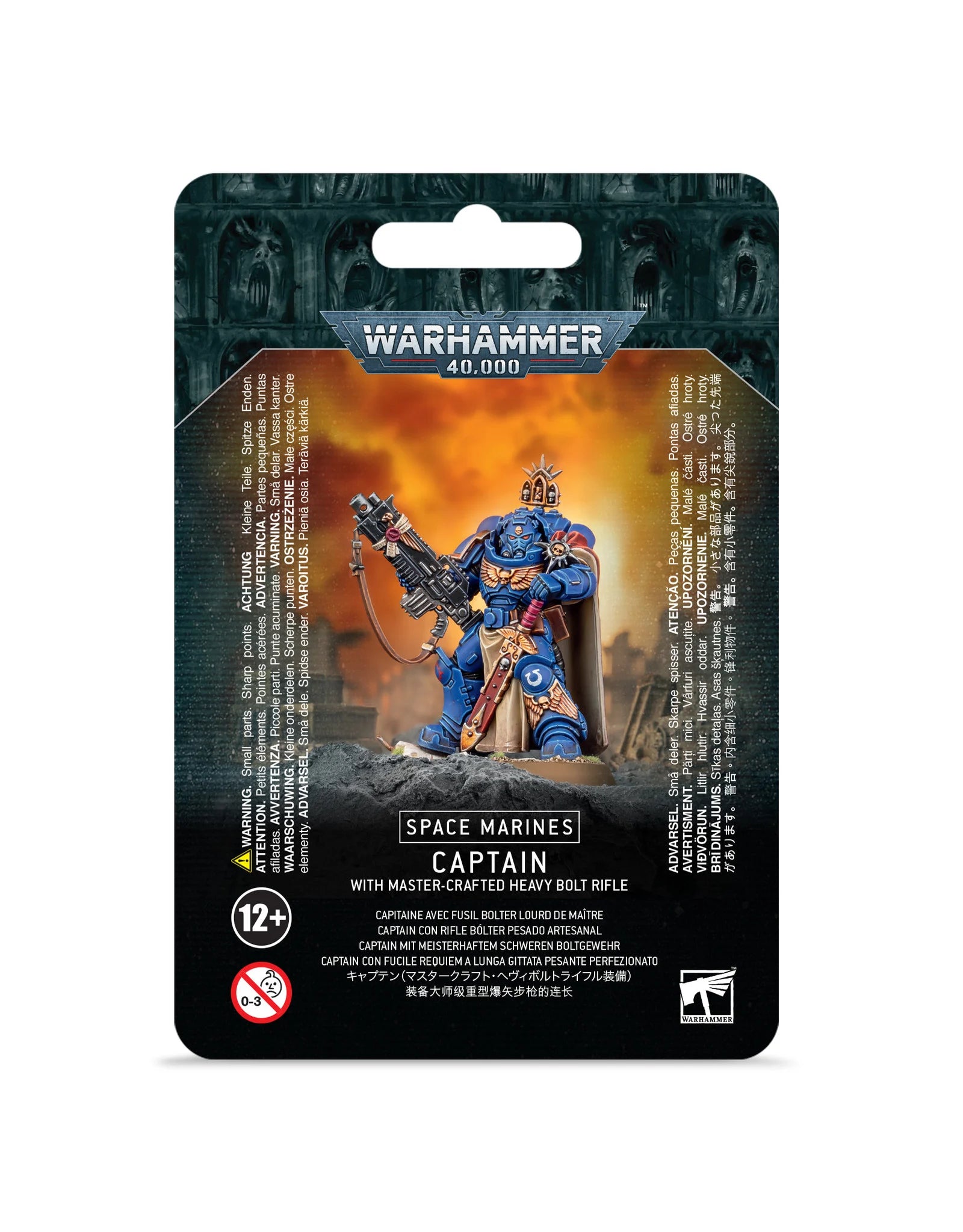 Space Marines: Captain in Gravis Armour with Master-crafted Heavy Bolt ...
